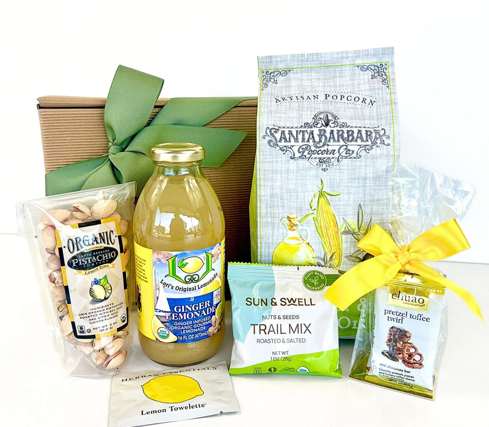 Lemonade Snack Box – Santa Barbara Gift Baskets